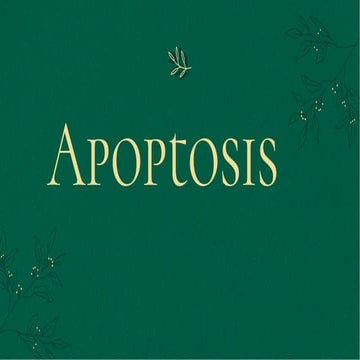 Brief Presentation About the Apoptosis (Programmed cell death) | PPT