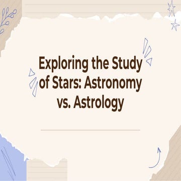 Exploring the Study of Stars: Astronomy vs. Astrology | Sanatan ...