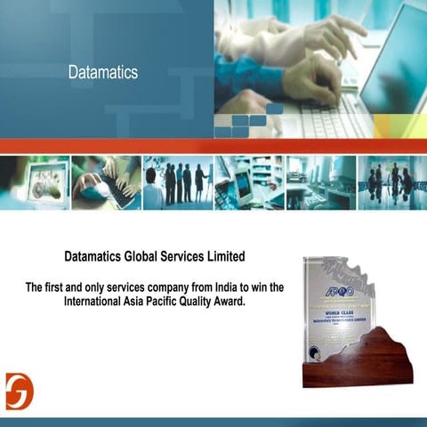 Datamatics Global Services | PPT | Information Services Industry | Industries