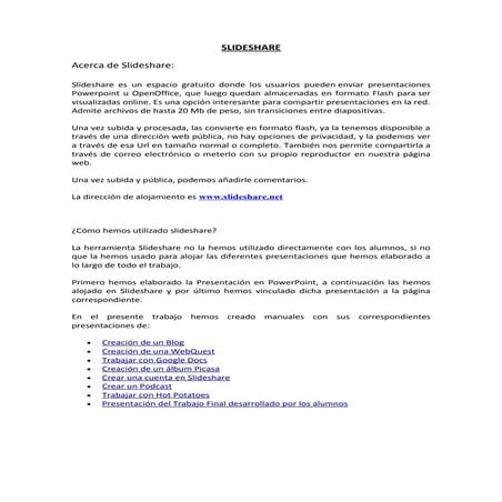 Slideshare | DOC