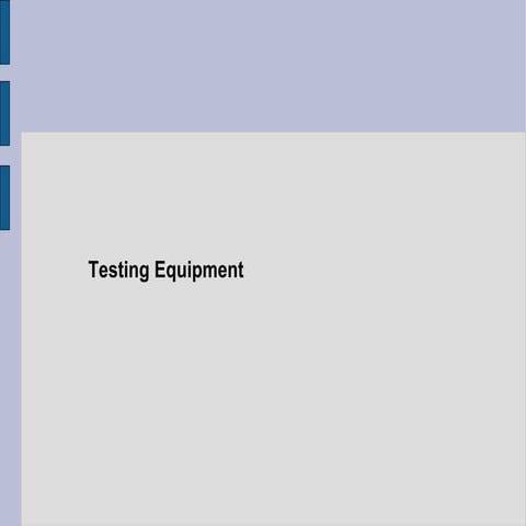 Testing Equipment | PPT | Science