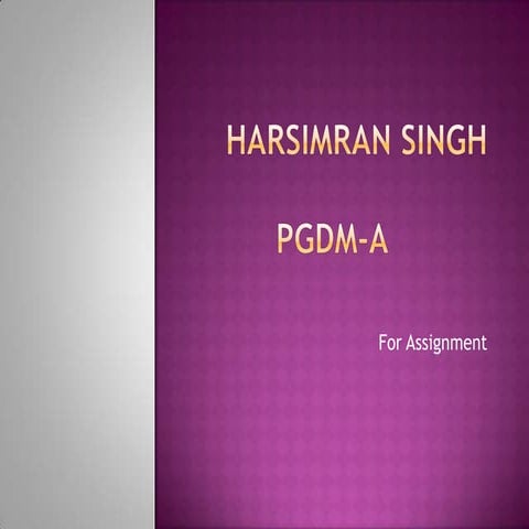 Harsimran (Slide share) | PPT