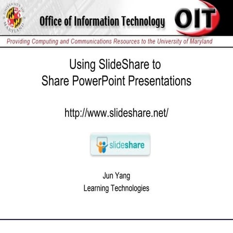 Slide Share Introduction | PPT