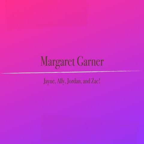 Margaret Garner Photos | PPT