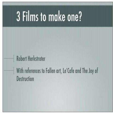 3 film analysis how does it help? | PPT