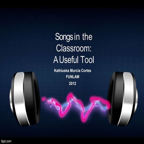 Learning english with music and it's lyrics | PPTX