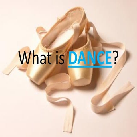 What is Dance? | PDF
