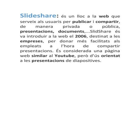 Tutorial Slideshare | PPTX