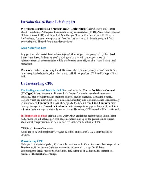 How to use an Automated External Defibrillator (AED) | PPT