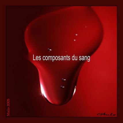 Les composants du sang | ODP