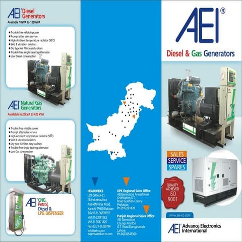 Advance Electronics International (Diesel and Gas Generators) | PDF