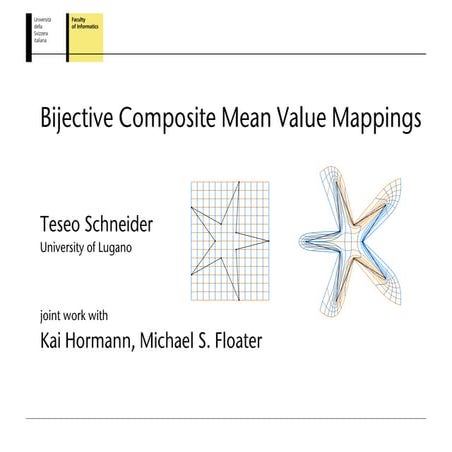 Bijective Composite Mean Value Mappings | PDF