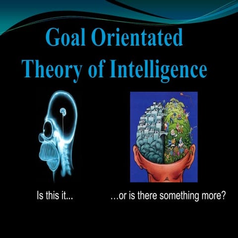 Goals and Intelligence | PPT