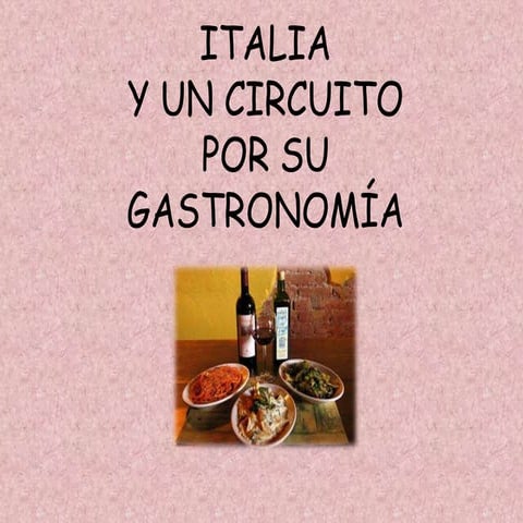 Comidas típicas de Italia | PPTX