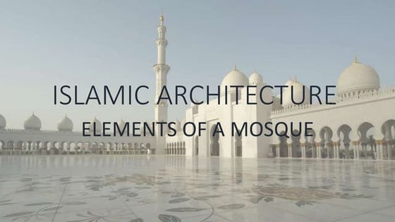 Mosques | PPT