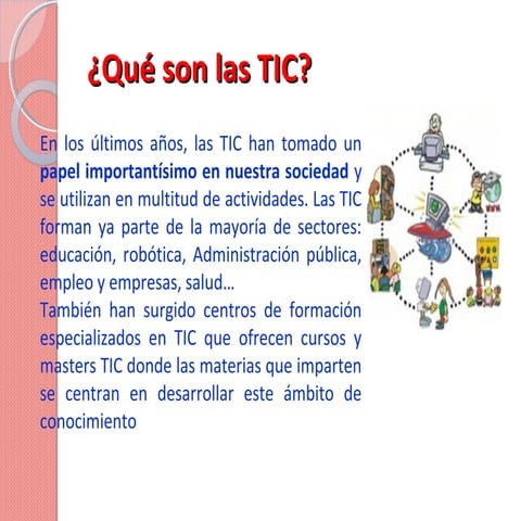 que son las tics? | PPTX