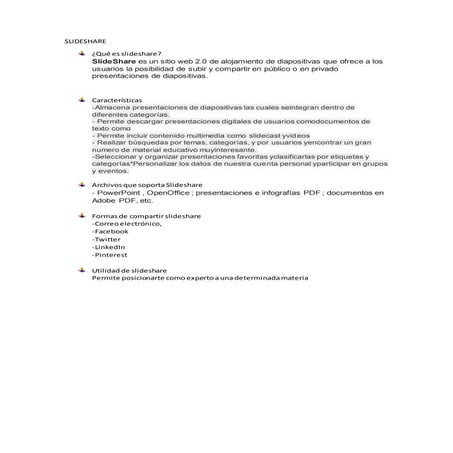 Qué es SlideShare.pptx manera de uso y ventajas | PPTX