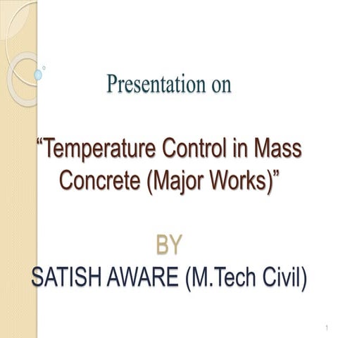MASS CONCRETE | PPTX
