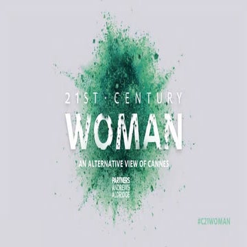 21st Century Woman: An Alternative View of Cannes Lions | PDF
