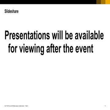 Post-Event Slides | PPTX