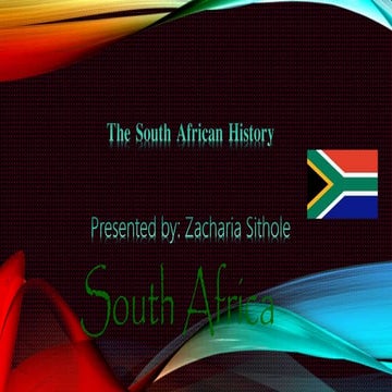 The History of South Africa in Depth. | PPTX