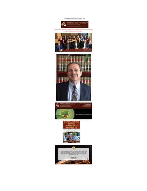 Ronald D. Weiss, Esq. presentations