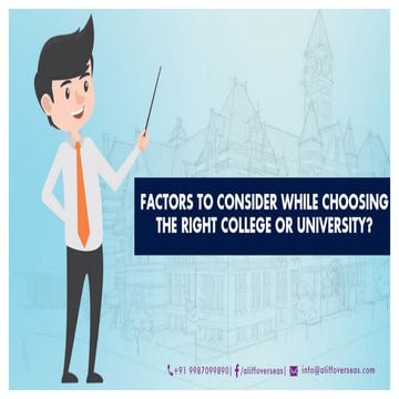 How to choose the right College OR University? [PART 2] | PPT