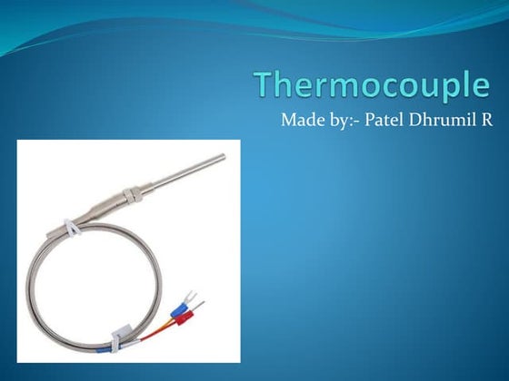 Instrumentation Lab. Experiment #8 Report: Thermocouples | DOCX ...
