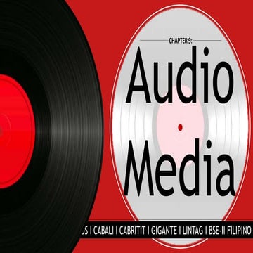 AUDIO MEDIA | PPTX