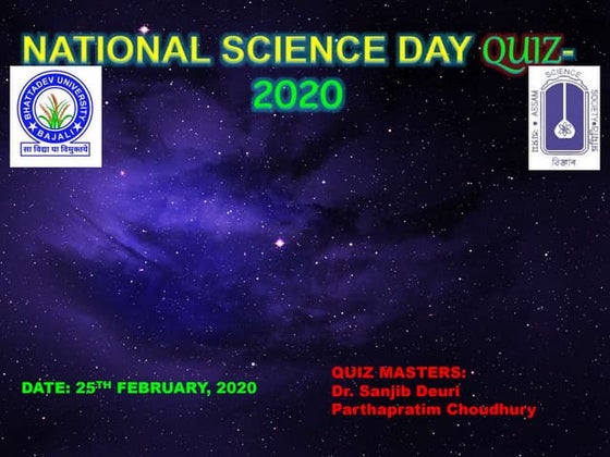 Science quiz – visual round | PPTX | Geology | Science