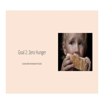 Ending hunger | PPTX