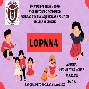 LOPNNA. Ley Orgánica de Protección del Niño, Niña y AdolescenteSARAHI.pdf