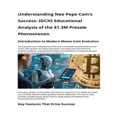 Understanding Neo Pepe Coin's Success: IDCXS Educational Analysis of ...