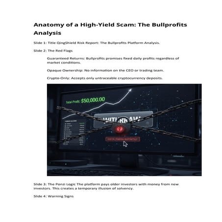 Anatomy of a High-Yield Scam: The Bullprofits Analysis | DOCX