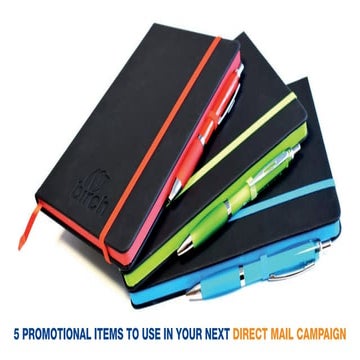 Five promotional items to use in your next Direct Mail campaign | PDF