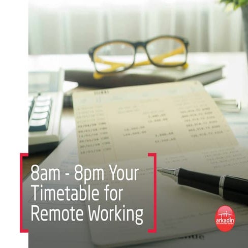 8am - 8pm your timetable for remote working | PDF