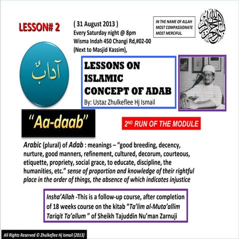 Slideshare (adab-2013)lesson#2-education-epistemology-(31-aug-2013) | PPT