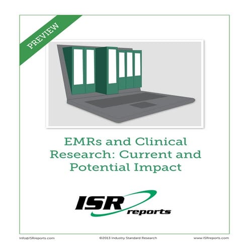 EMRs and Clinical Research: Current and Potential Impact | PDF