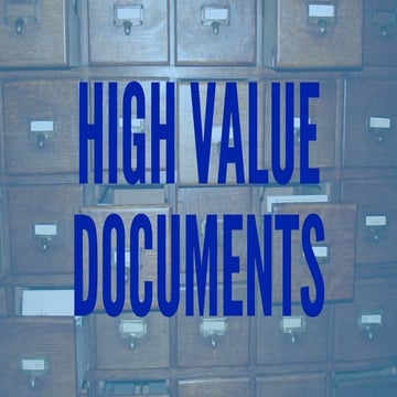 High Value Documents | PDF | Desktop Publishing | Computer Software and ...