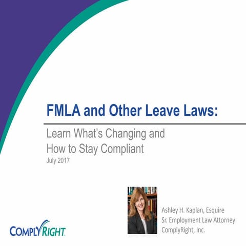 FMLA and Other Leave Laws: Learn What’s Changing and How to Stay ...