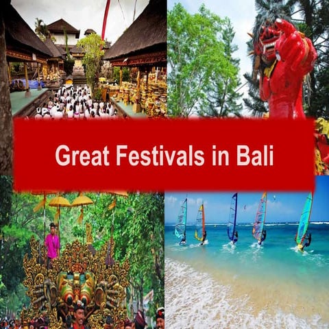 Great Festivals in Bali | PPT