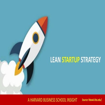 HAVARD BUSINESS SCHOOL : The Lean Startup strategy | PPT