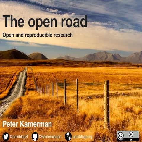 The open road: open and reproducible research | PDF