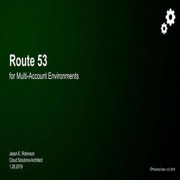 Multi Account Route 53 | PPTX