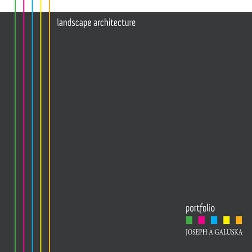 a landscape design portfolio | PDF