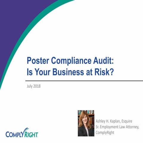 Poster Compliance Audit: Is Your Business at Risk? | PDF