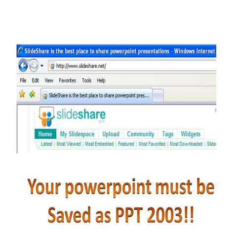 Slideshare Ppt 2003 | PPT