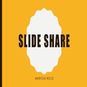 Slideshare-recio | PPTX