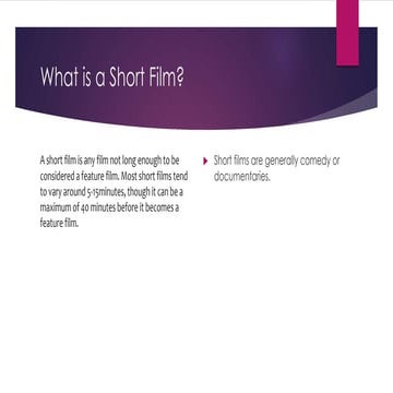 Short Films | PPT