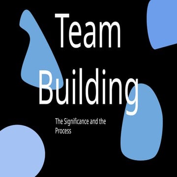 FIRST Tech Challenge: Team Building and Connections | PPTX